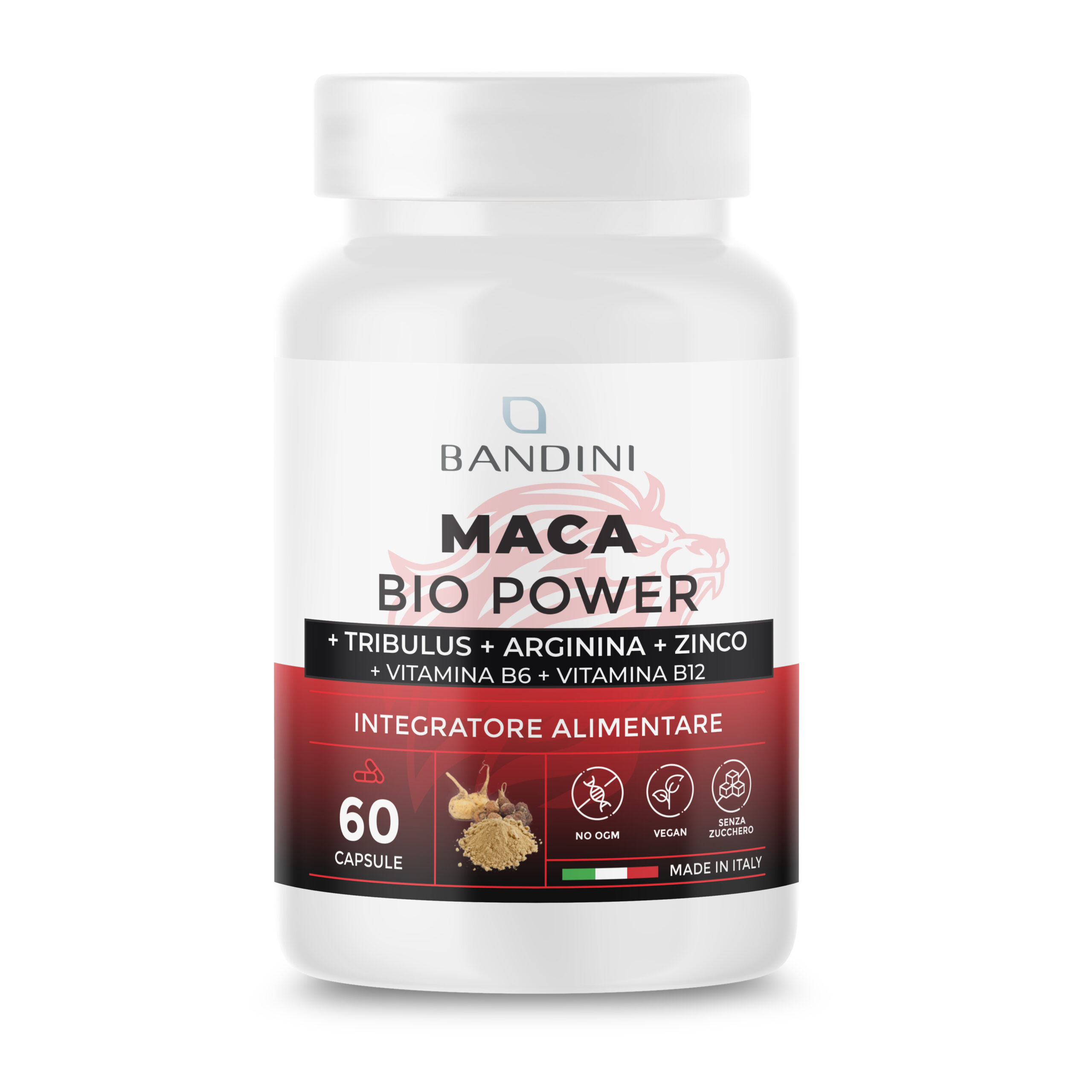 Maca Bio Power 60 Kapseln - Bandini Pharma - Ergänzungsmittel